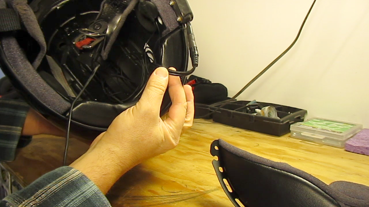 Motorcycle Helmet Intercom Wiring For Speakers AND Earbuds